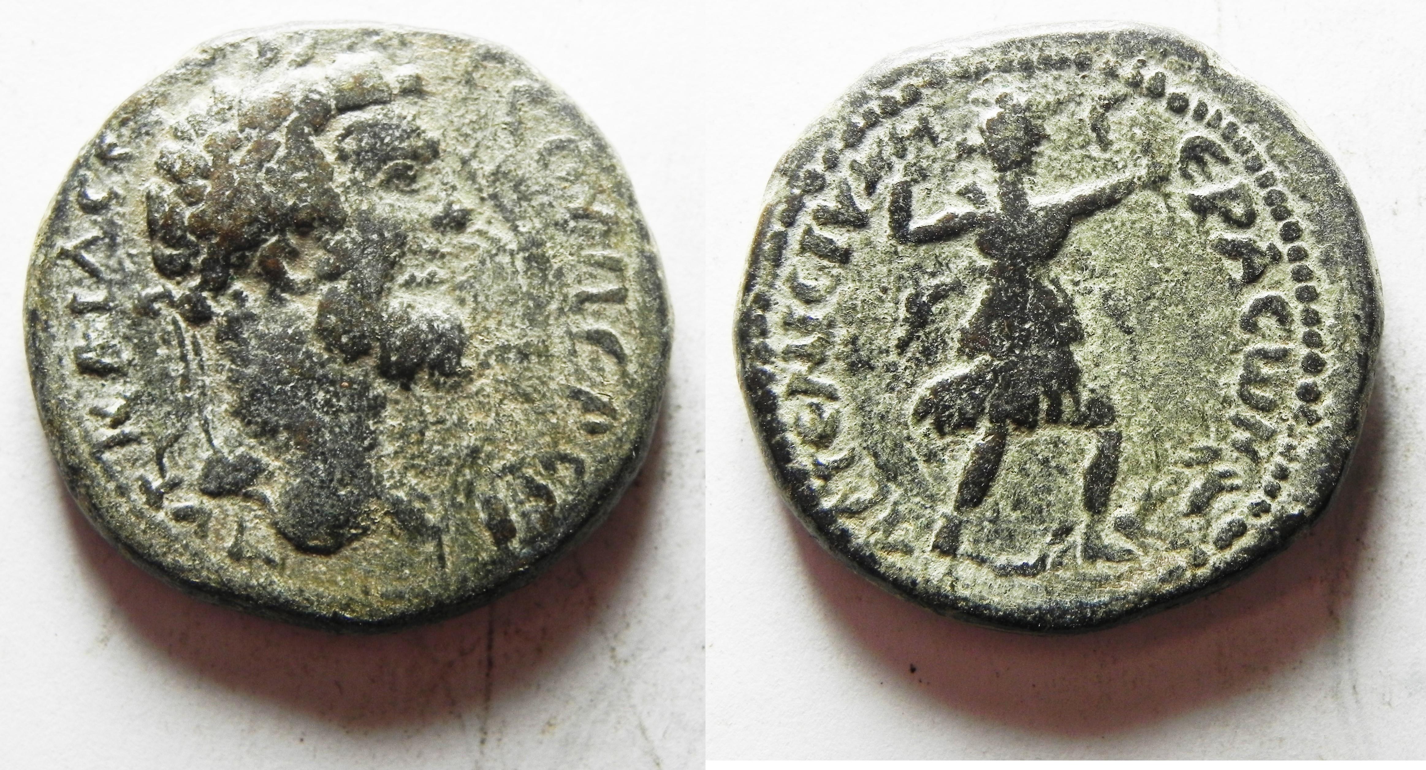 Decapolis. Gerasa under Septimius Severus. AE 28mm, 19.78g.