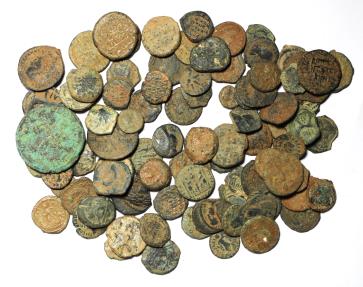 LOT OF 86 MIXED AS FOUND ANCIENT BRONZE COINS | Lots & Collections