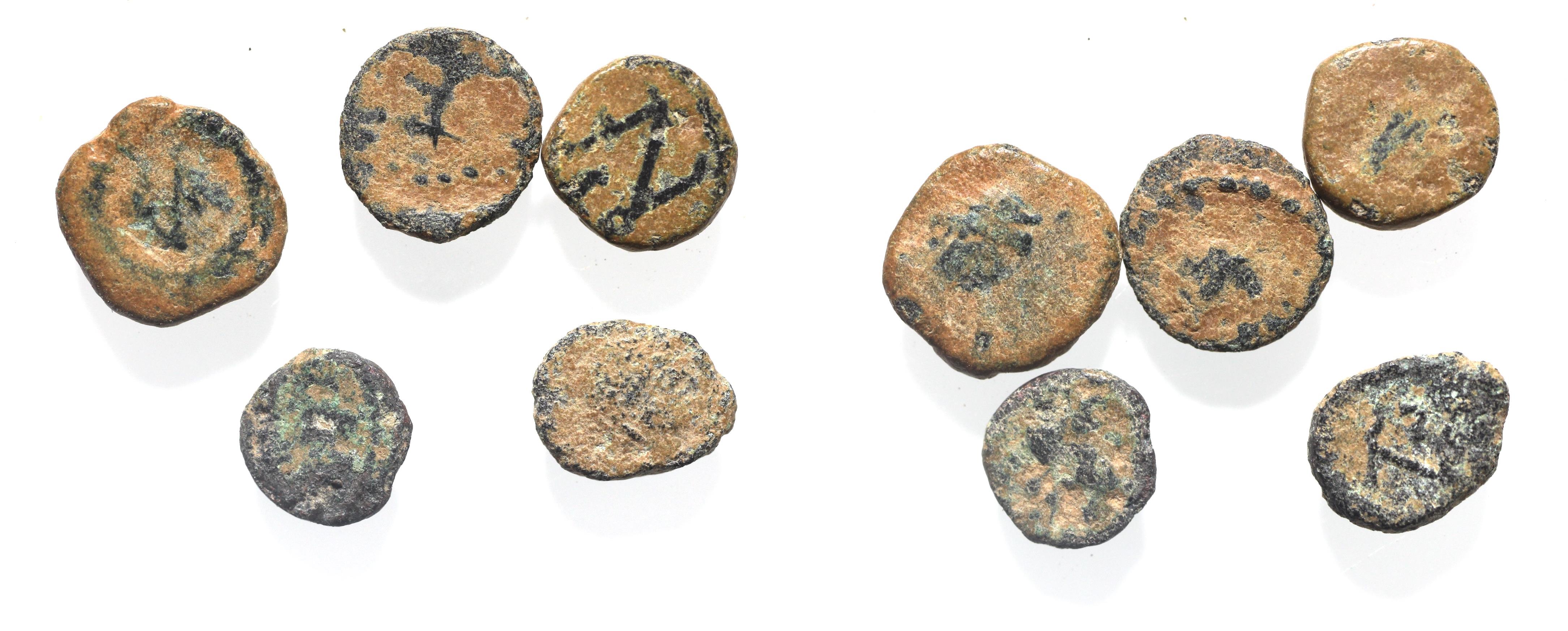 LATE ROMAN. LOT OF 5 Æ Nummus COINS | Roman Imperial Coins
