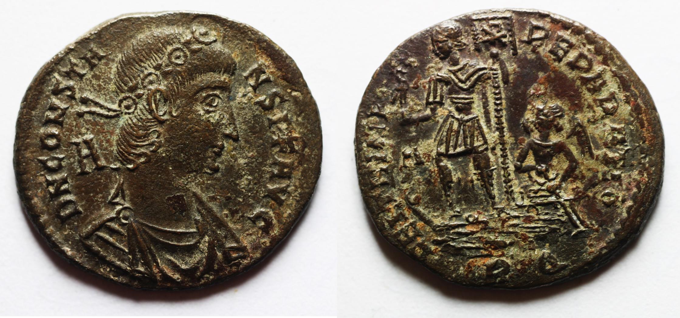 Constans (AD 337-350) Æ Centenionalis. Emperor in Galley | Roman ...