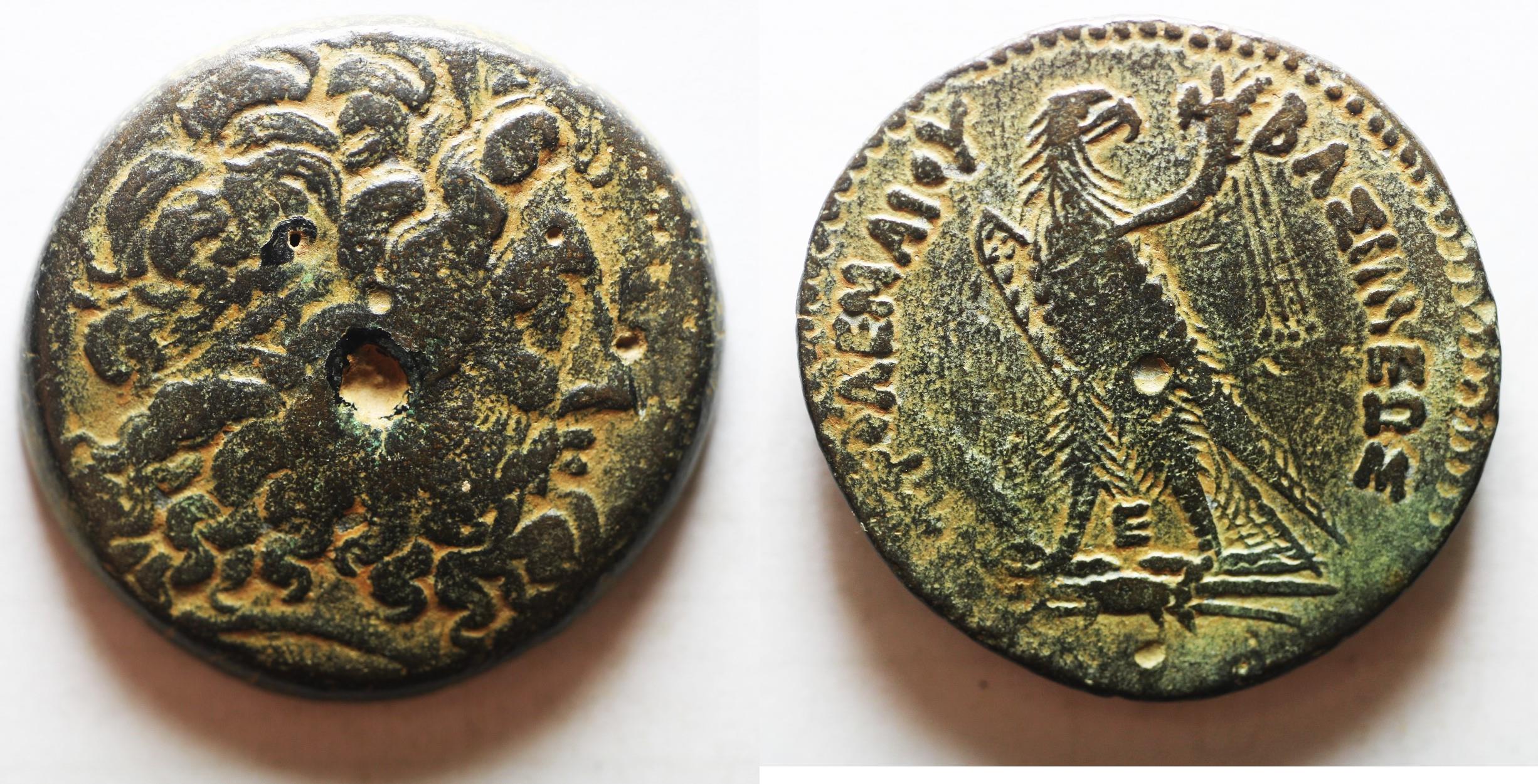 PTOLEMAIC KINGDOM. Ptolemy IV Philopator (225-205 BC). AE Drachm.