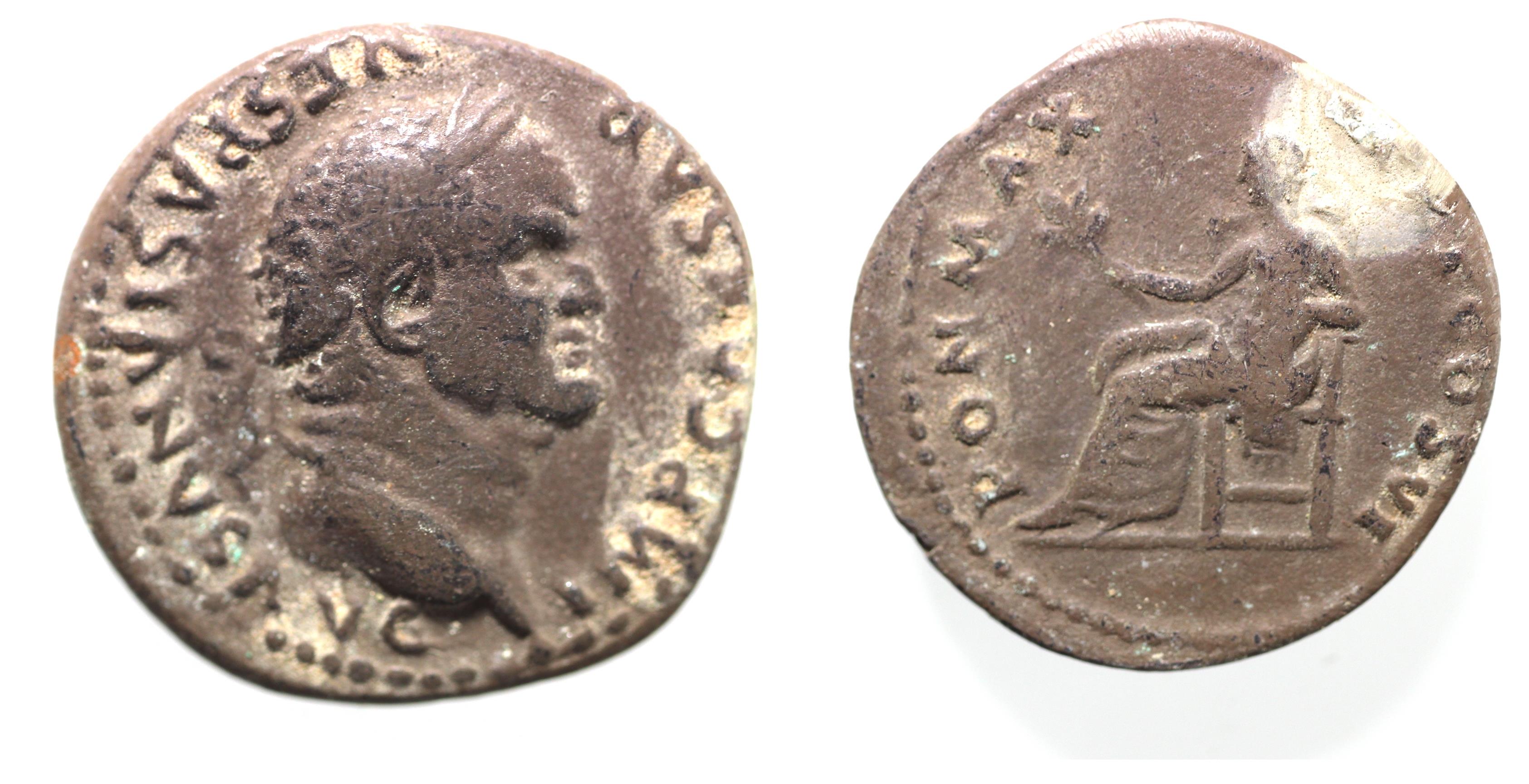 Roman Imperial. Vespasian Silver Denarius | Roman Imperial Coins