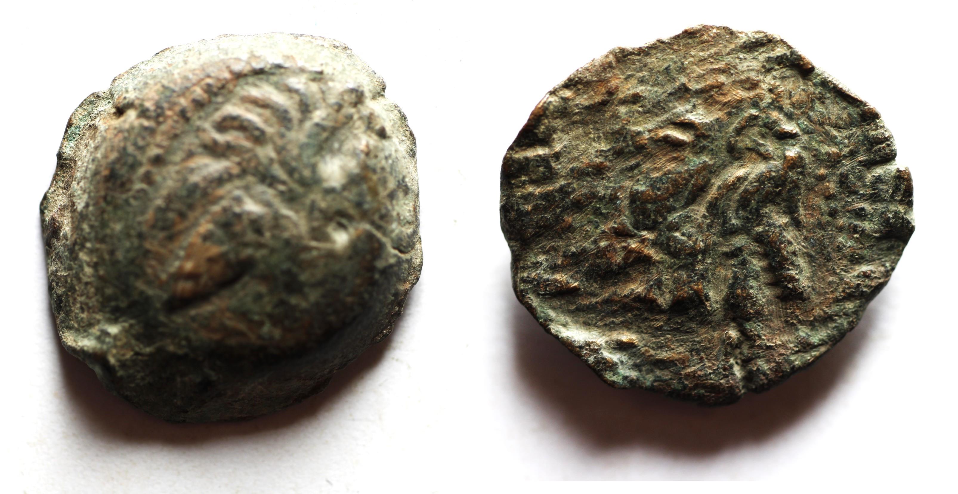 PTOLEMAIC EMPIRE. PTOLEMY VI 180-145 BC. AE 20 | Greek Coins