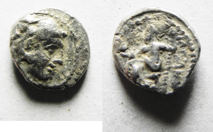 GREEK. ALEXANDER THE GREAT SILVER OBOL. VERY RARE | Greek Coins