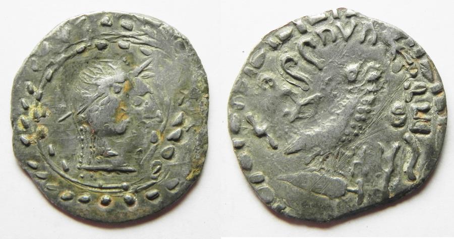 South Arabia. Saba’. AR unit (27mm, 5.43g). Struck 1st century BC-1st ...