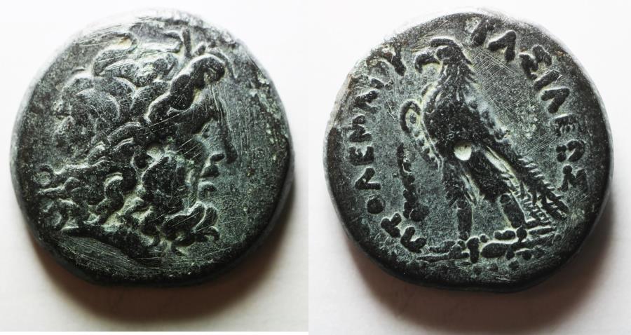 PTOLEMAIC KINGDOM. PTOLEMY III AE 29 | Greek Coins