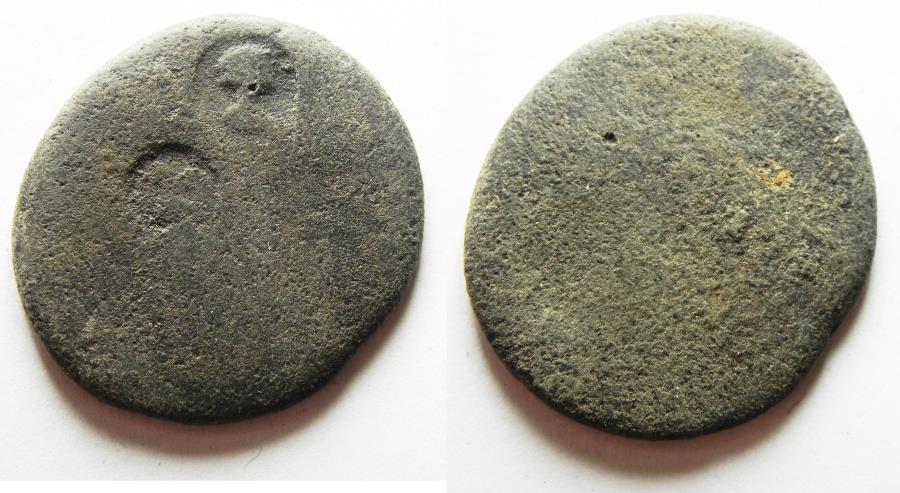 ROMAN PROVINCIAL AE 26. COUNTERMARKED | Roman Provincial Coins