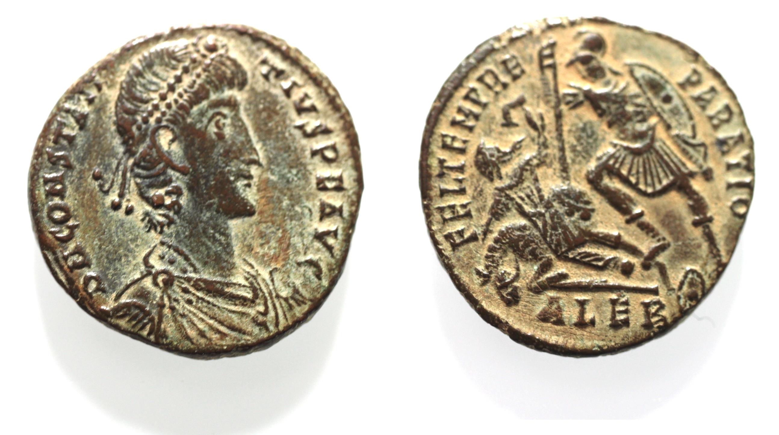 CONSTANTIUS II AE . FALLEN HORSEMAN | Roman Imperial Coins