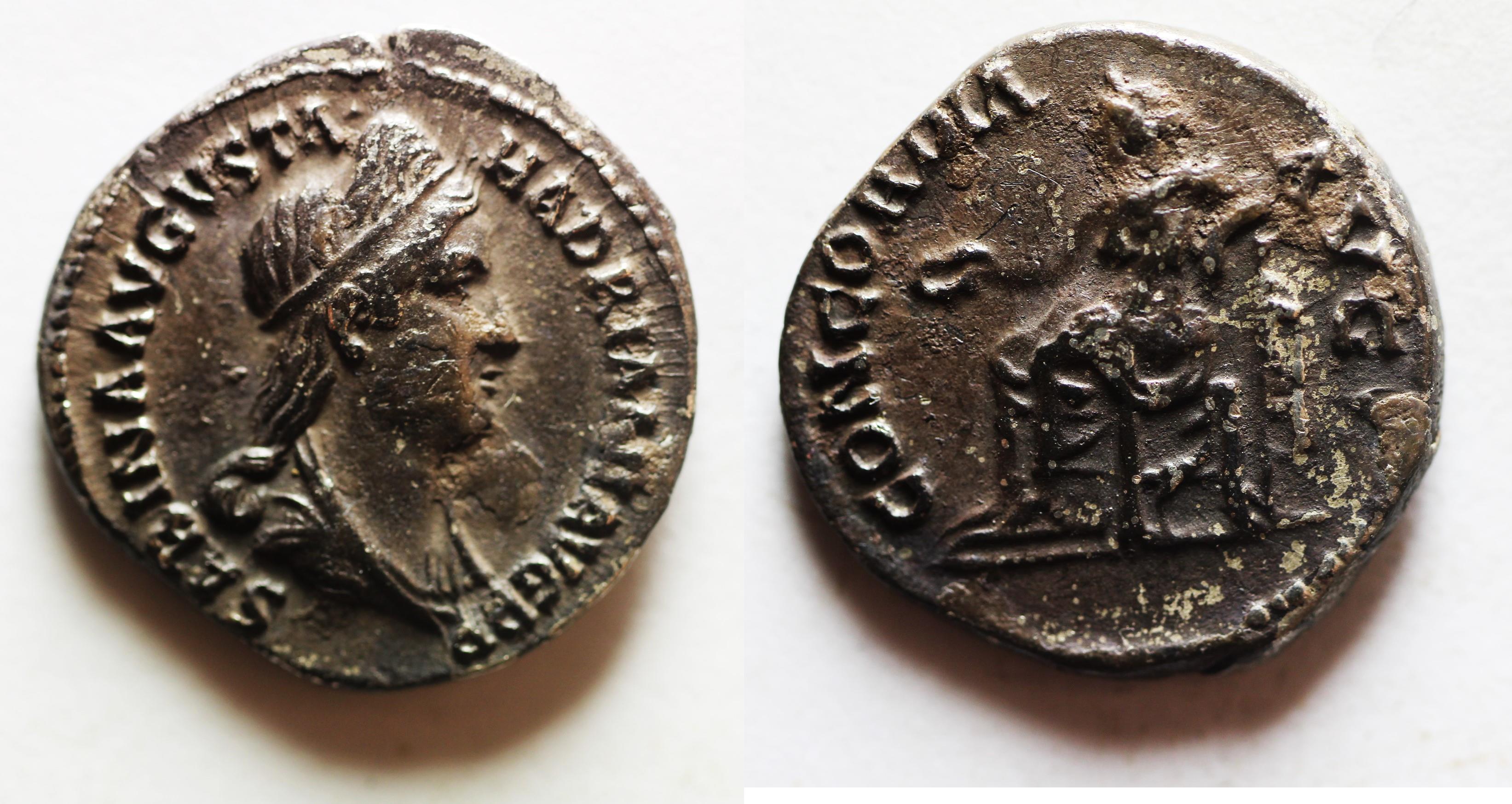 Roman Imperial SABINA (Augusta, 138-136/7). Denarius. Rome. | Roman ...