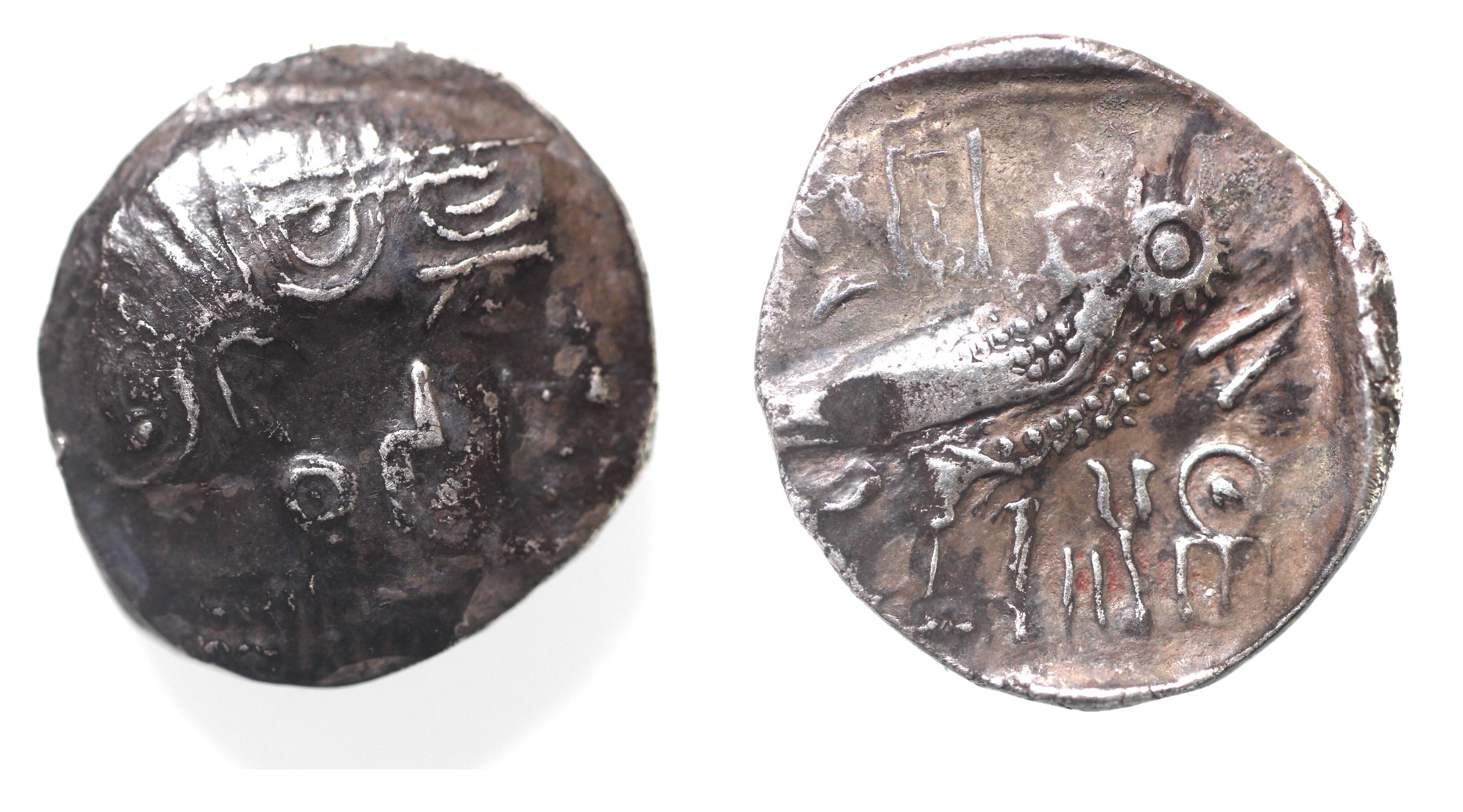 Arabia Felix. Saba’. Mid-fourth-second century BC. AR unit (18mm, 5.28g).