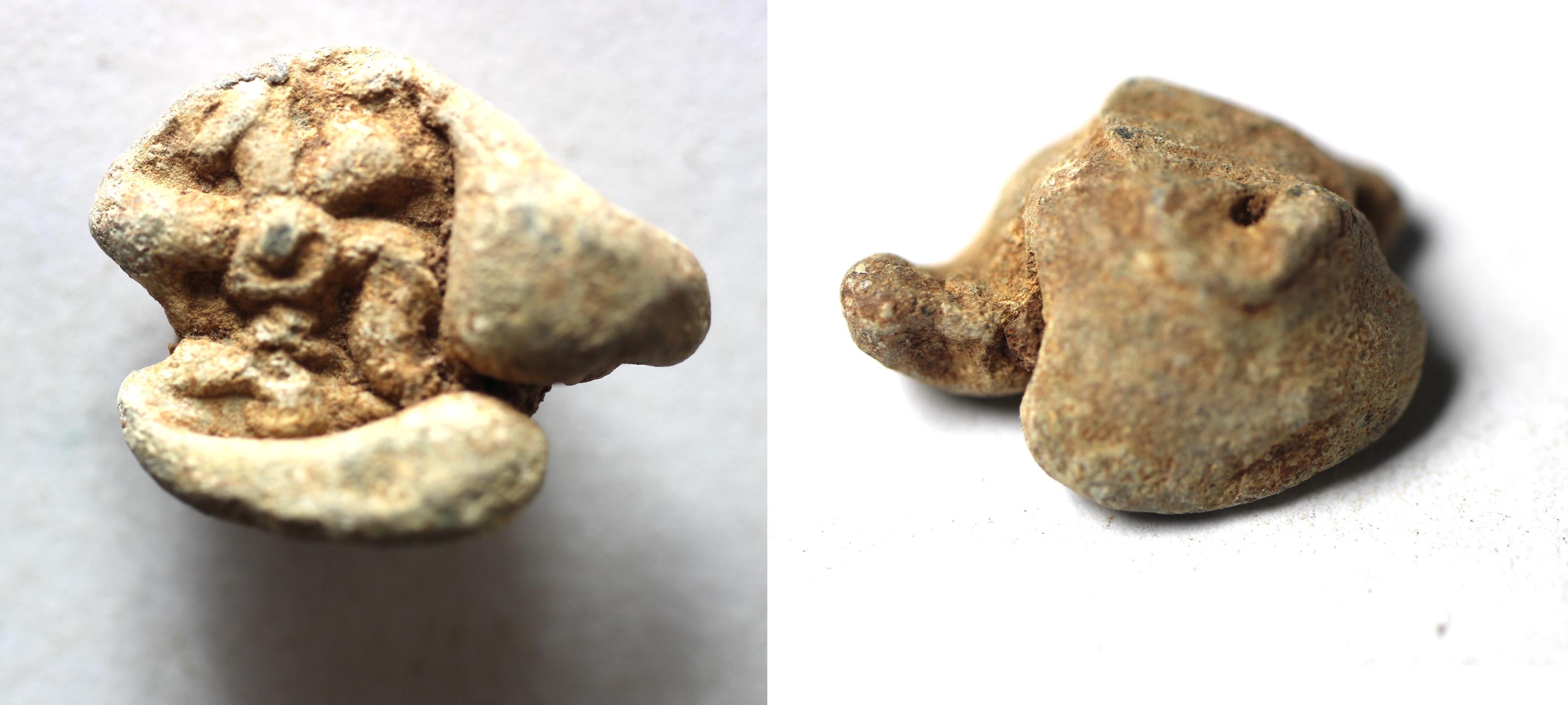 ROMAN. LEAD SEAL. SWASTIKA . 200 A.D