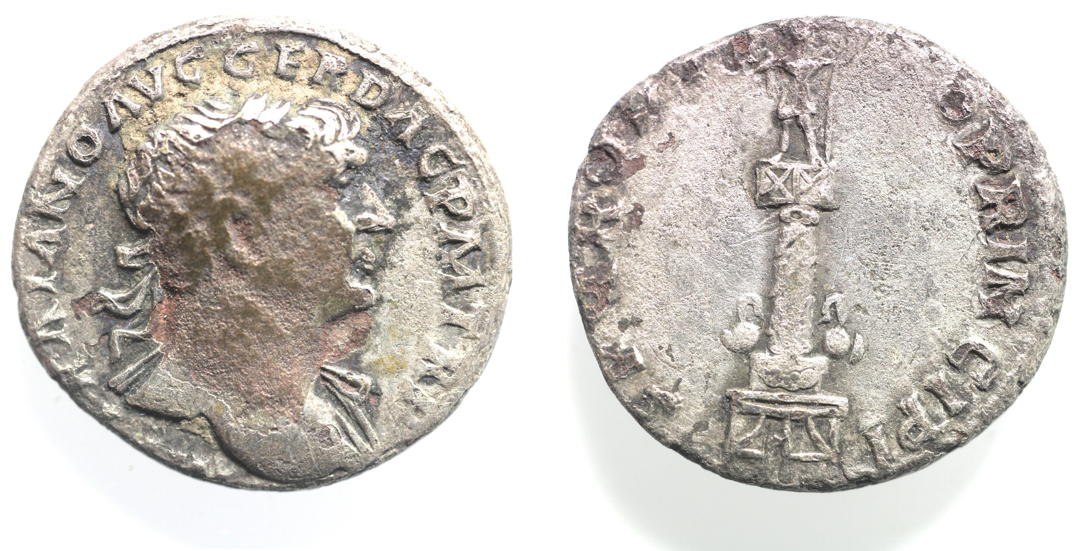TRAJAN FOUREE DENARIUS | Roman Imperial Coins