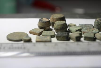 ROMAN / BYZANTINE BRONZE WEIGHTS. LOT OF 20 | Lots & Collections