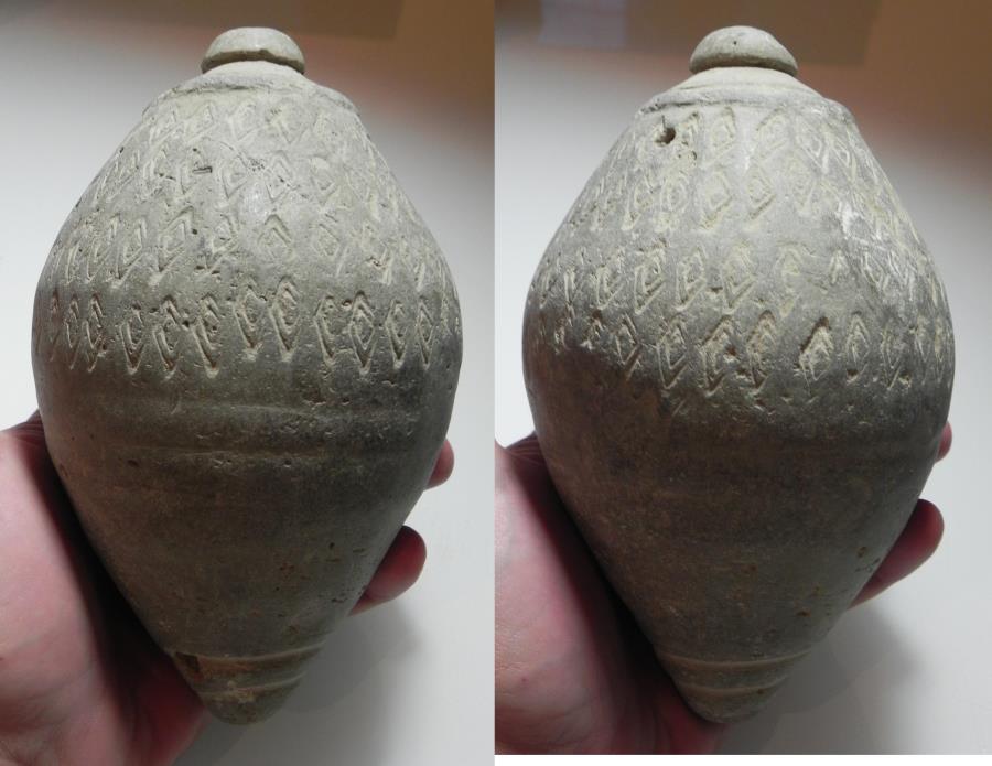 HOLY LAND: Time of the Crusades. c. 6th - 9th Century AD. hand grenade.