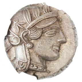 Attica, Athens AR Tetradrachm, Near Mint State, 440 - 404 B.C.E.