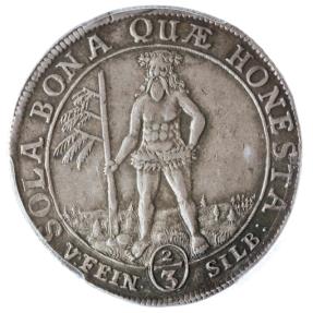 German States, Brunswick-Luneburg-Calenburg AR 2/3 Taler, Wildman, Mint ...