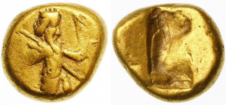 Persia, Achaemenid Kings AV Gold Daric, VF, 480 - 420 B.C.E. | Ancient ...