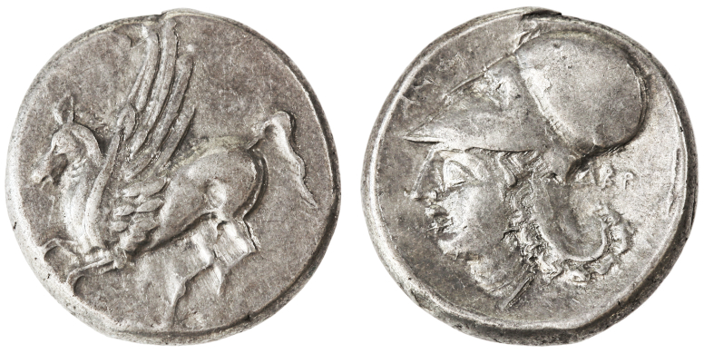 Akarnania, Argos Amphilochikon AR Stater, Near Extremely Fine, 340 ...