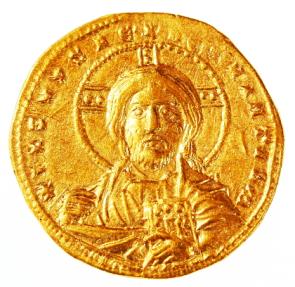 Constantine VII Porphyrogenitus with Romanus II AV Gold Solidus, Extremely Fine, 913 - 959 C.E.