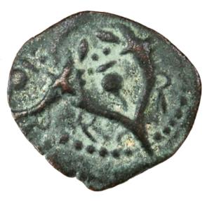 Alexander Jannaeus AE Prutah, Lovely Double Strike, GVF, 103 - 76 B.C.E.