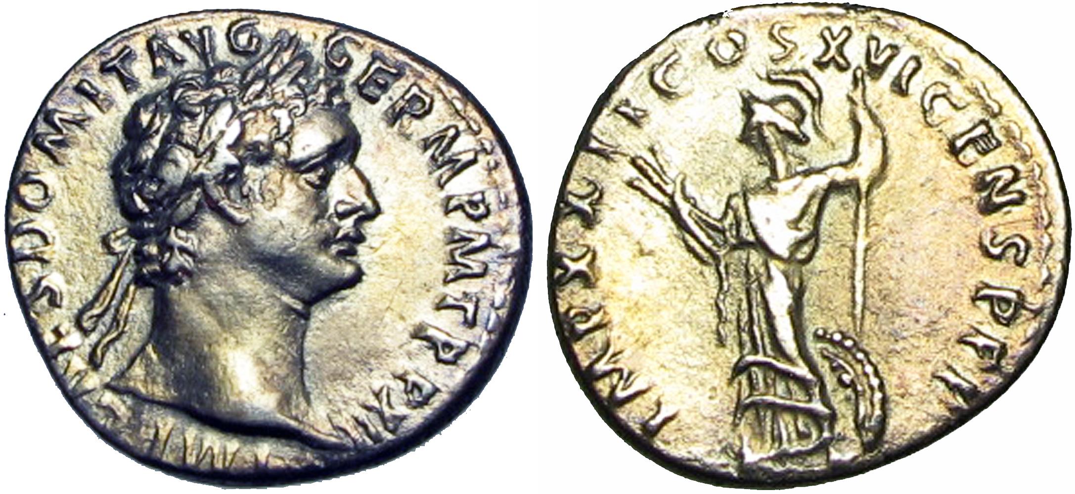Domitian Denarius. 93-94 AD. | Roman Imperial Coins