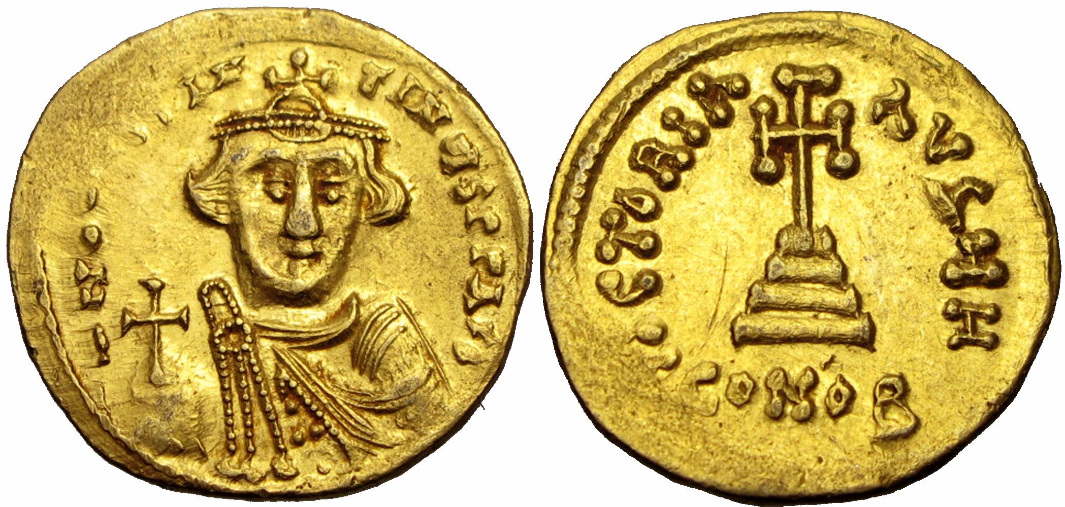 Constans II (641-668), Solidus, Constantinople, AD 641-646. | Byzantine ...