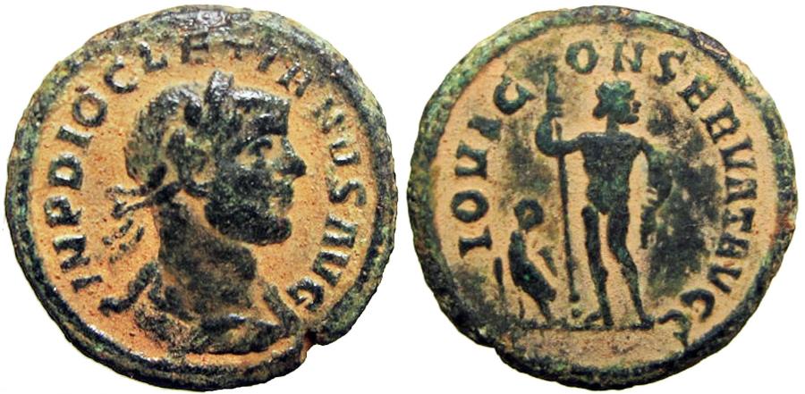 Diocletian Ӕ Quinarius. Rome, AD 284-305. | Roman Imperial Coins