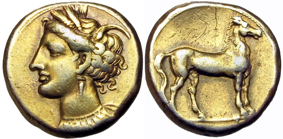CARTHAGE, ZEUGITANA 310-290 BC. | Greek Coins