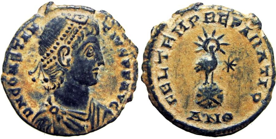 Constantius II, AE3, Antioch, 348-50 AD. | Roman Imperial Coins