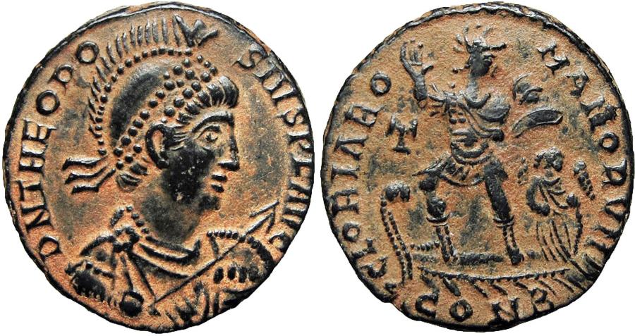 Theodosius I. AD 379-395. Constantinople mint. | Roman Imperial Coins