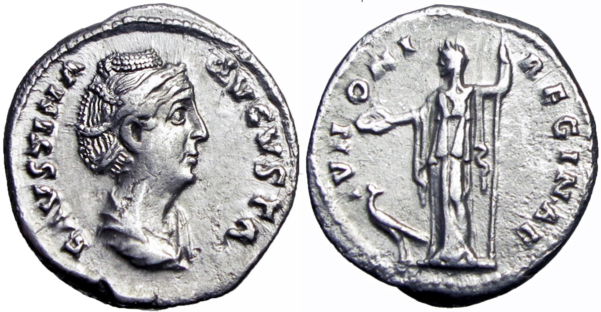 Faustina Senior. Augusta, AD 138-140/1. stunning well center example.