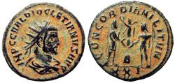 Diocletian Ӕ Quinarius. Rome, AD 284-305. | Roman Imperial Coins