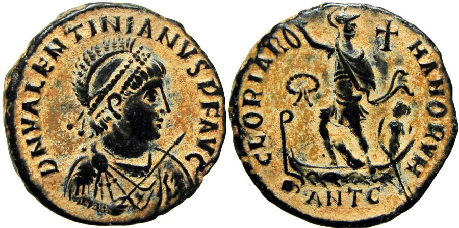 Valentinian II. AD 375-392. A Gem coin. | Roman Imperial Coins