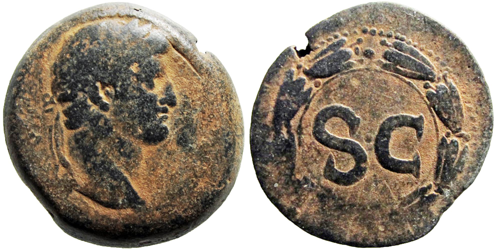 Otho Æ 31mm of Antioch, Seleucis and Pieria. AD 69. | Roman Imperial Coins