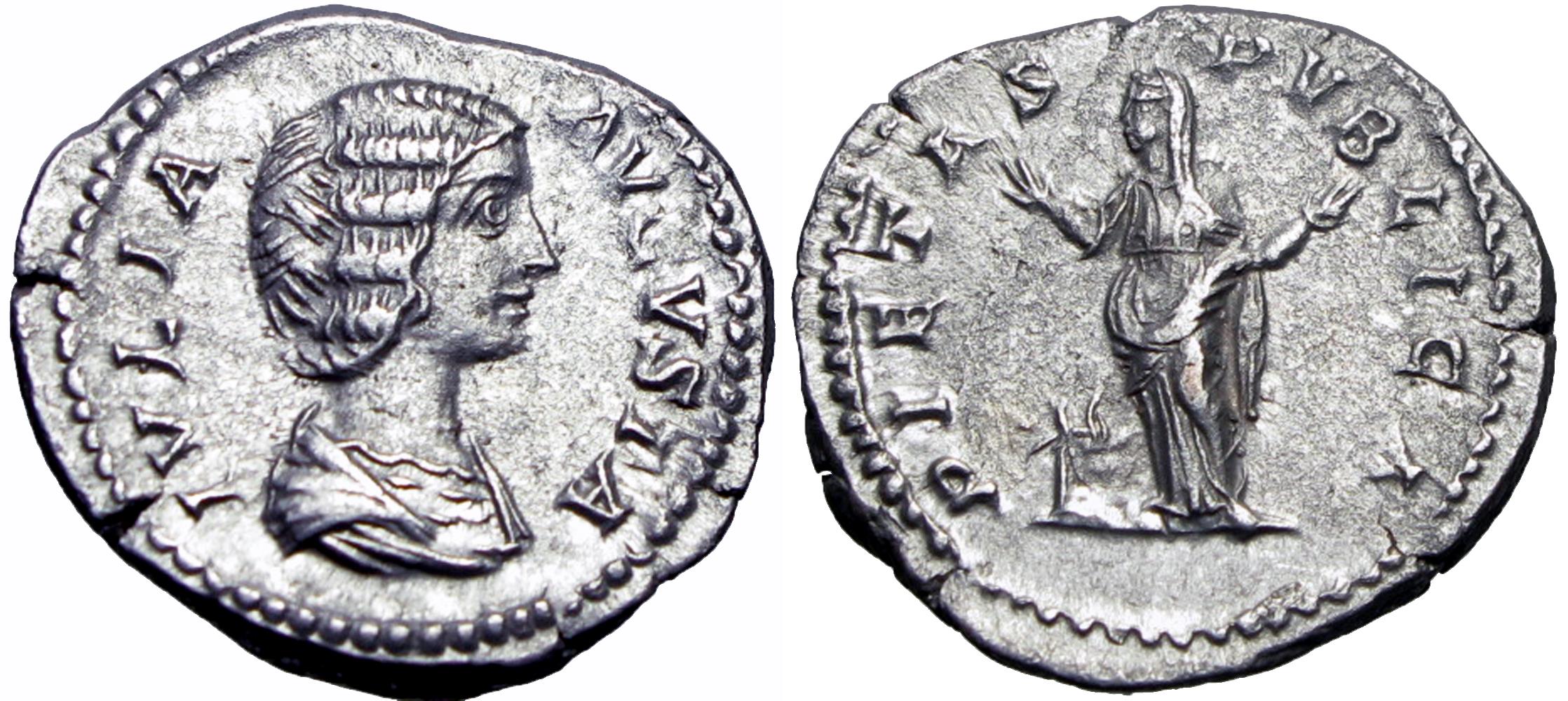 Julia Domna. Augusta, AD 193-217. | Roman Imperial Coins