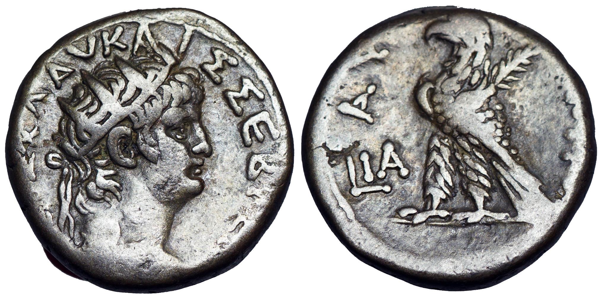 EGYPT, Alexandria. Nero. AD 54-68. Tetradrachm. | Roman Imperial Coins
