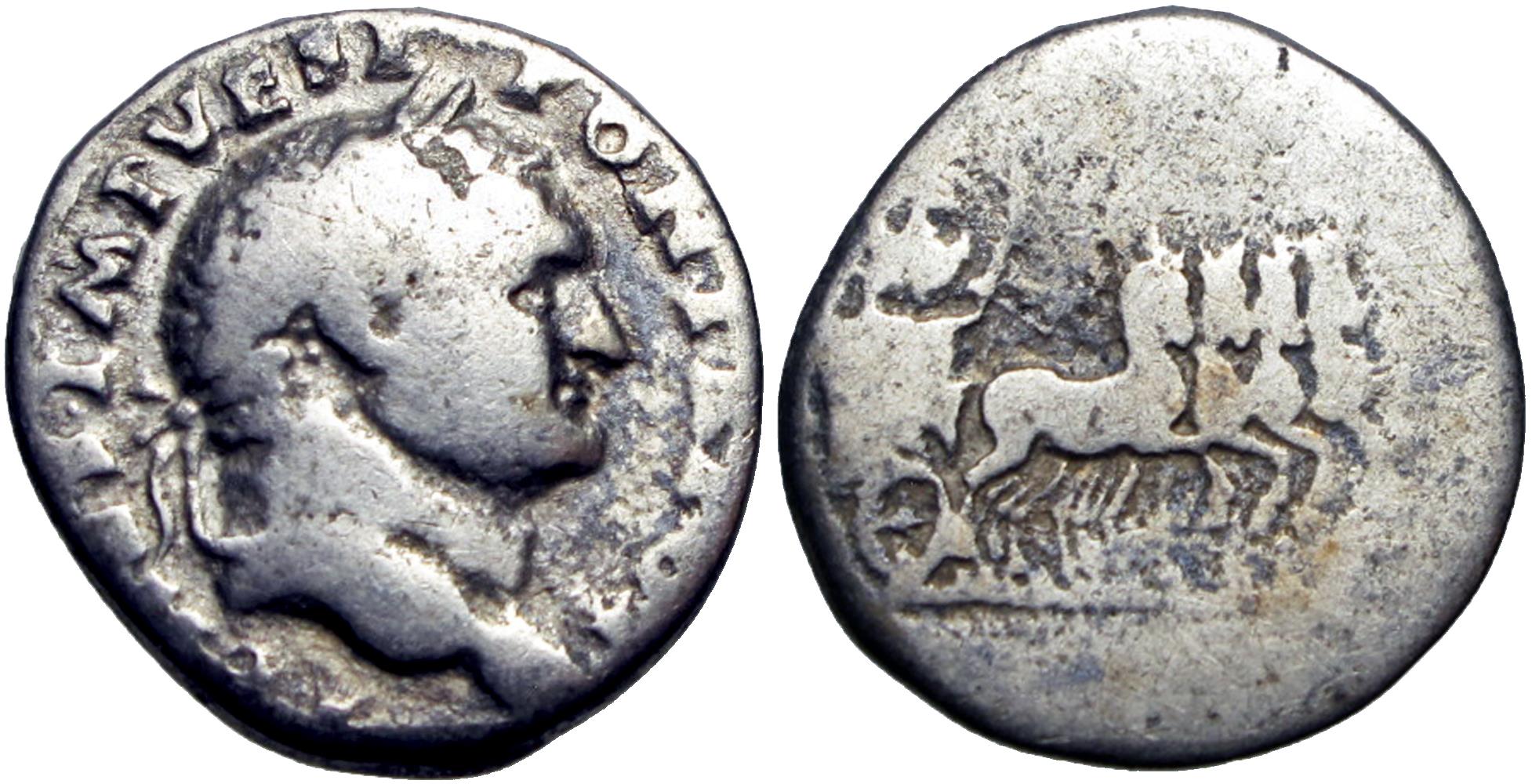 Titus. As Caesar, AD 69-79. Very rare Judaea capta issue. | Roman ...