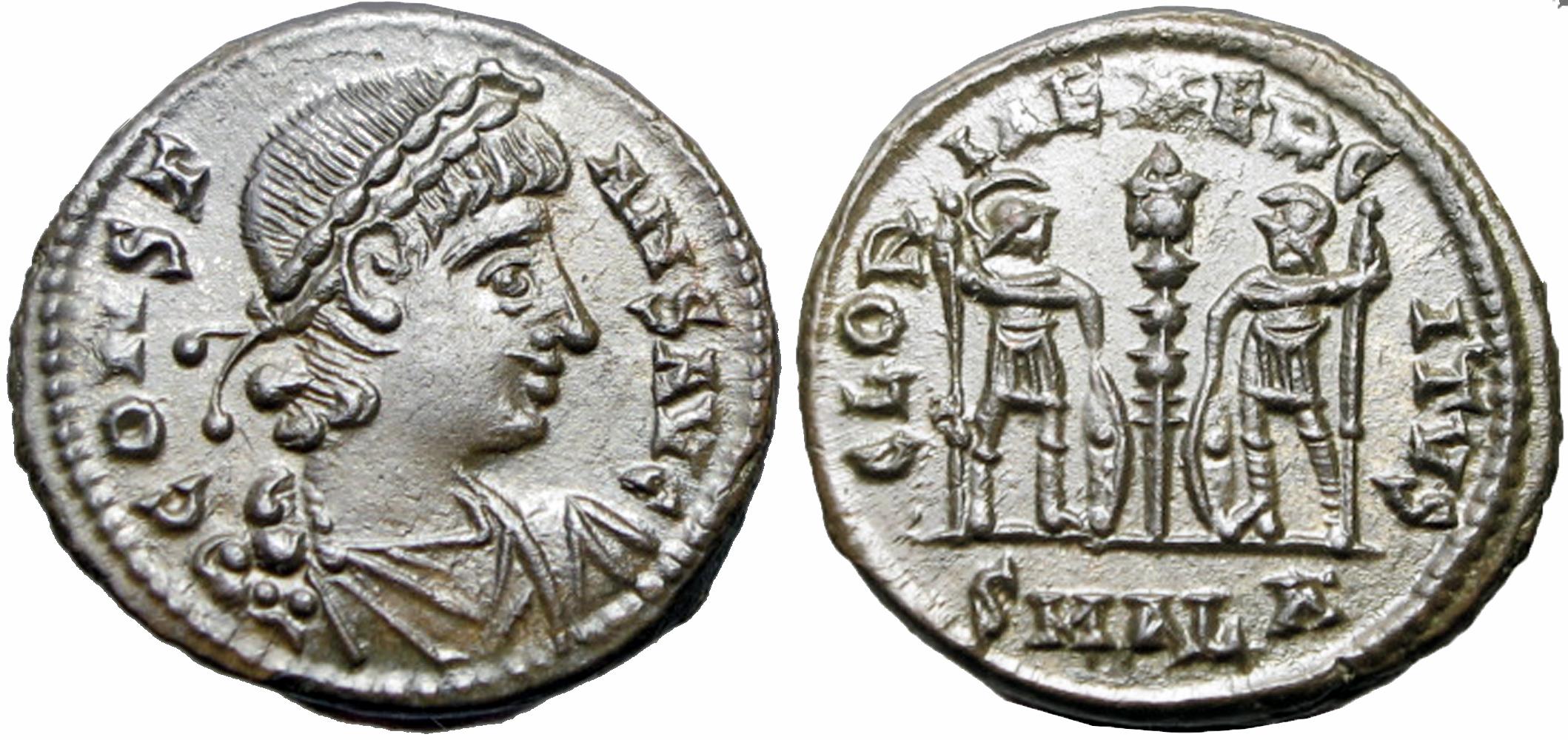 Constans AD 337-350. Alexandria Follis. Stunning details. | Roman ...