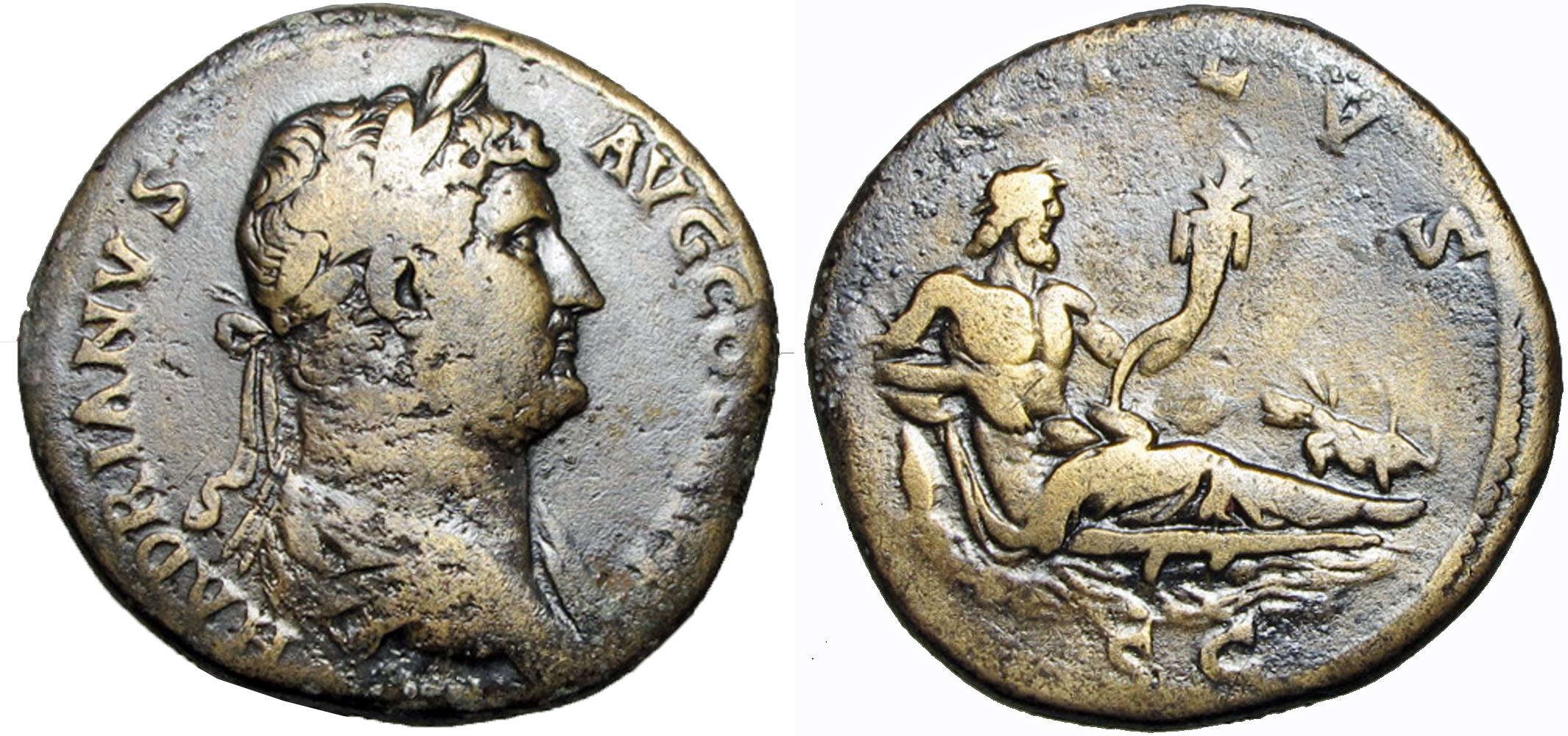 Hadrian. AD 117-138. Æ Sestertius.