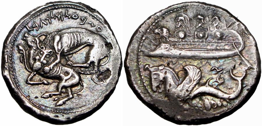 PHOENICIA, Byblos (Gebal). 'Ozba'al. Circa 400-365 BC. AR Shekel