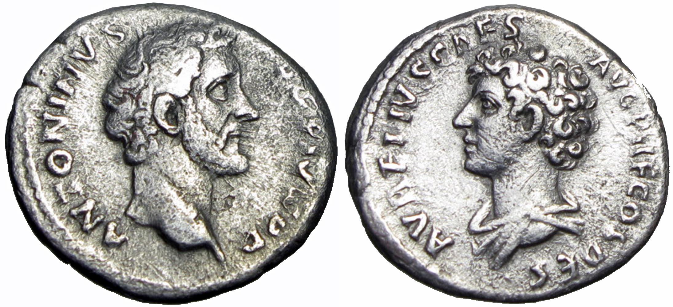 Antoninus Pius, with Marcus Aurelius as Caesar, 138-161. | Roman ...