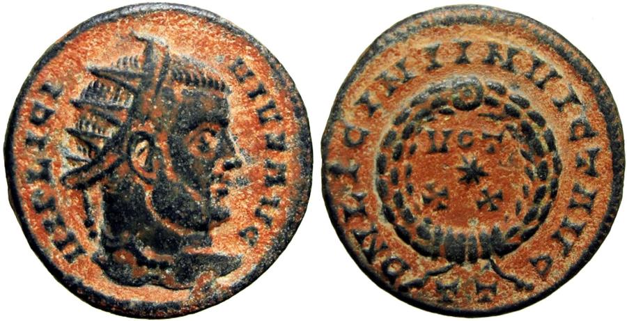 Licinius I, AE3 of Ticinum, 320 AD. Very rare. | Roman Imperial Coins