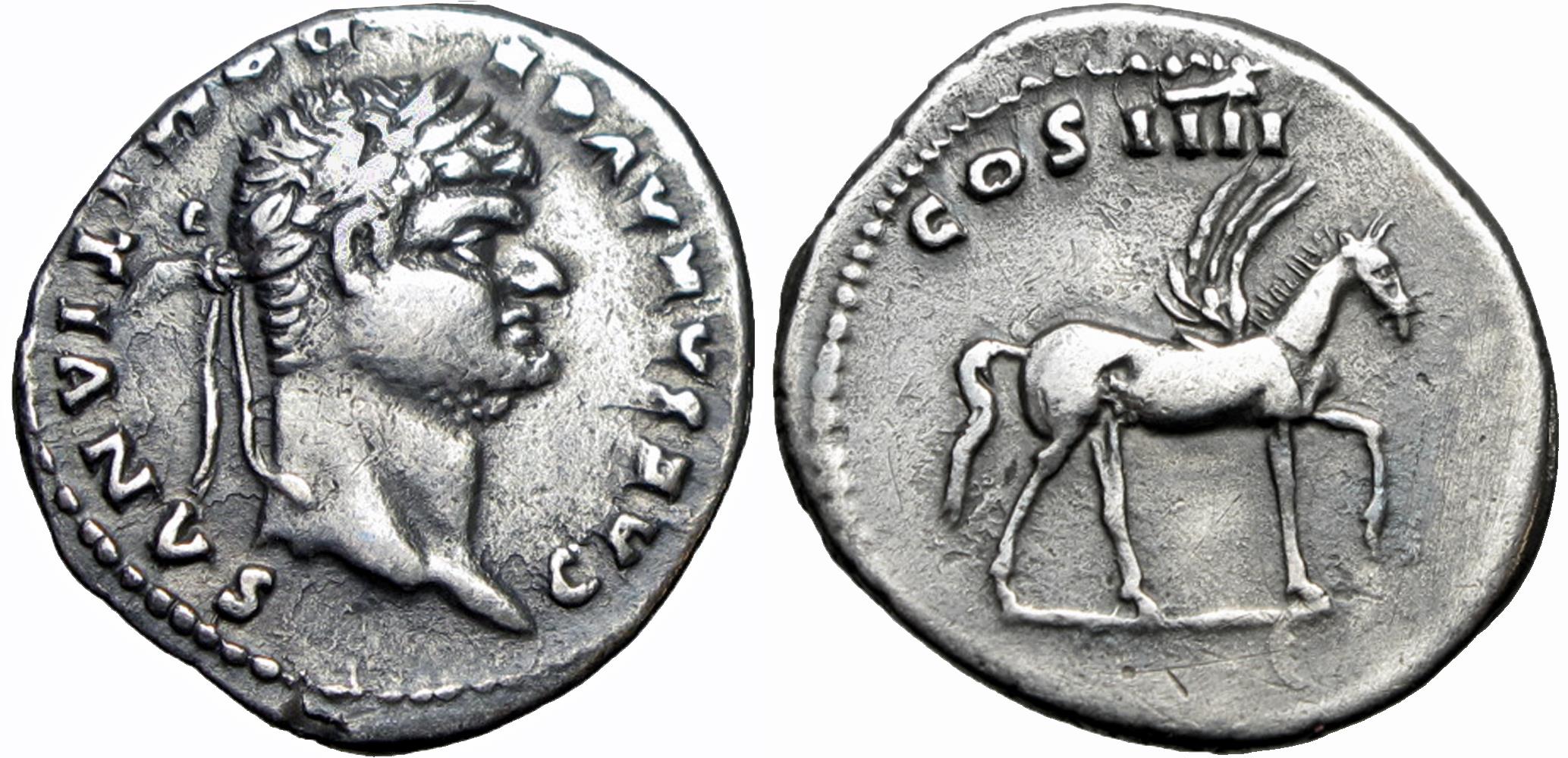 Domitian. As Caesar, AD 69-81.
