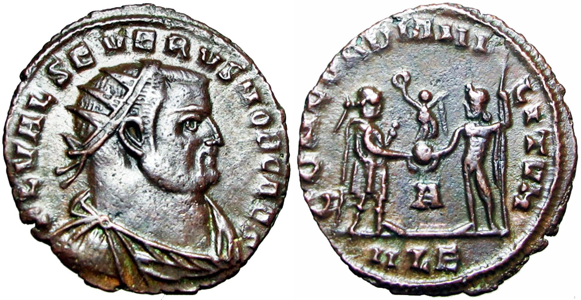 SEVERUS II - as Caesar: 305-306 A.D. | Roman Imperial Coins