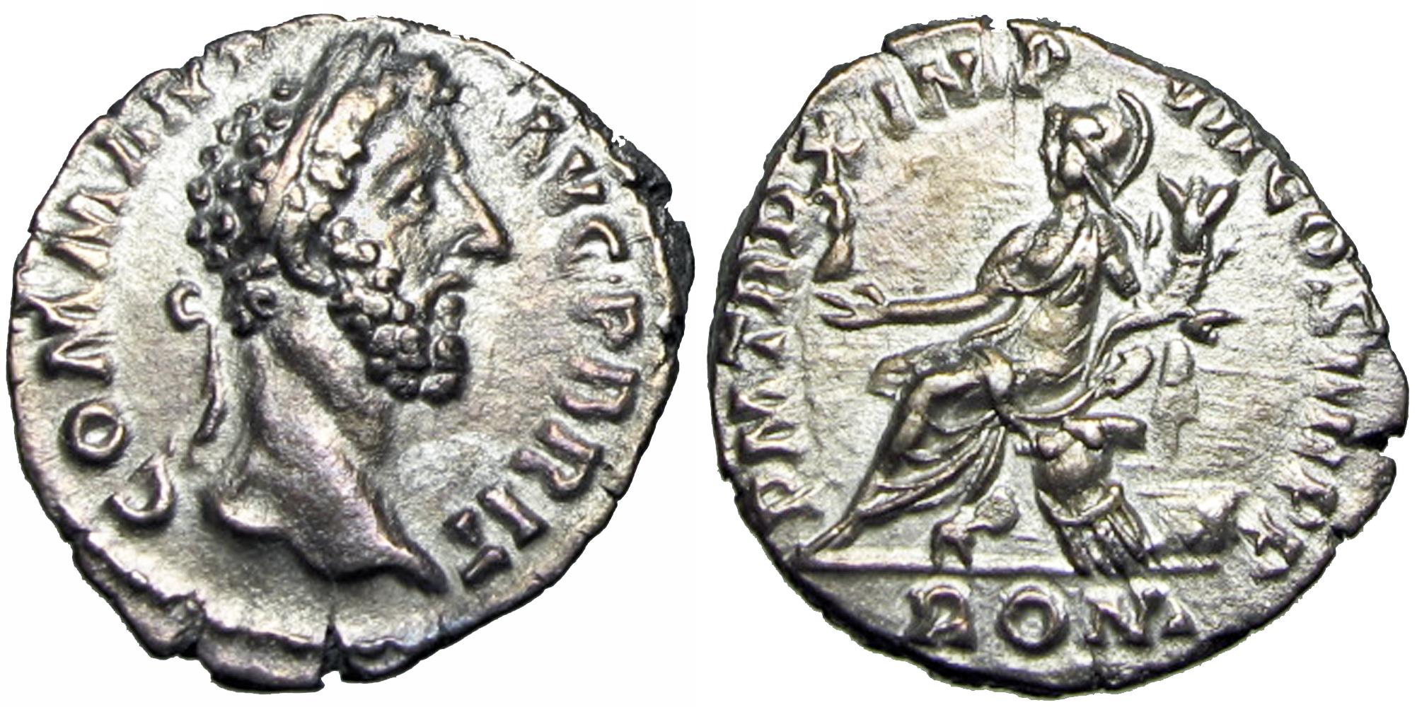 Commodus. AD 177-192. AR Denarius . | Roman Imperial Coins
