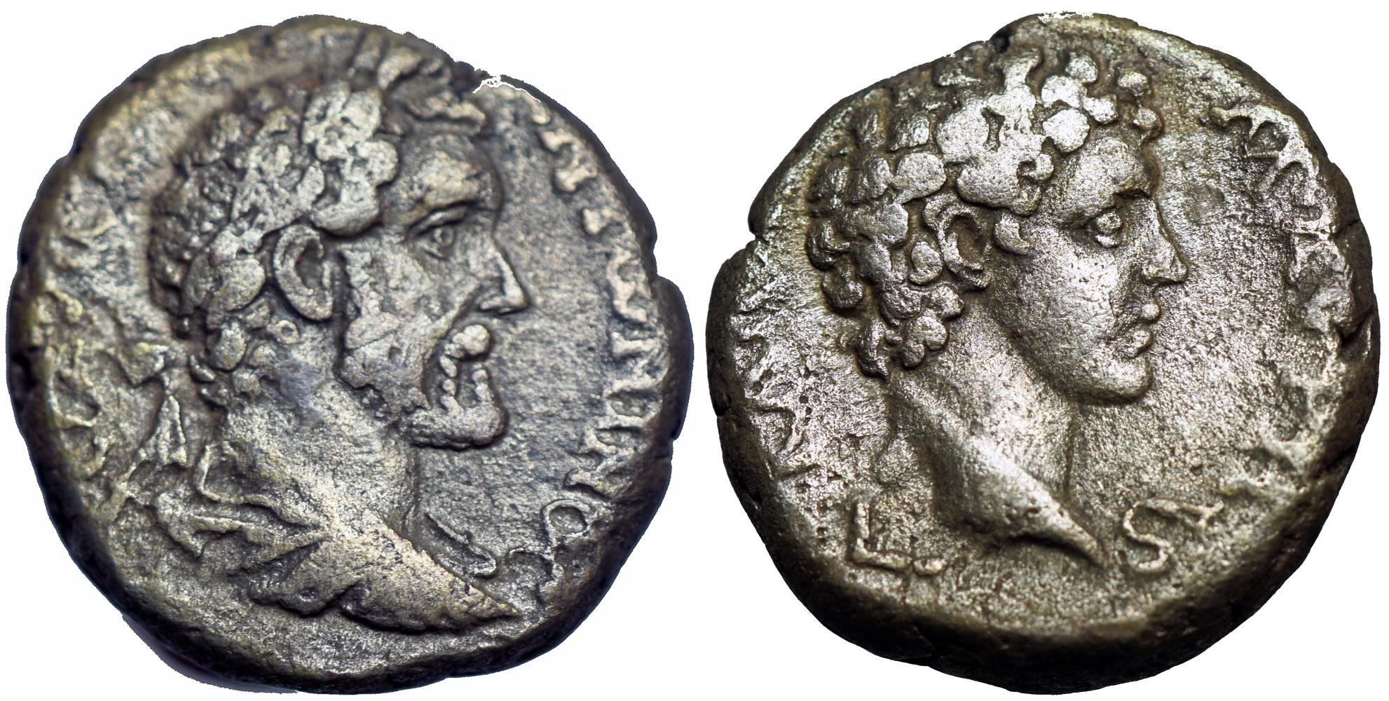 Antoninus Pius and Marcus Aurelius BI Tetradrachm, AD 142-143.