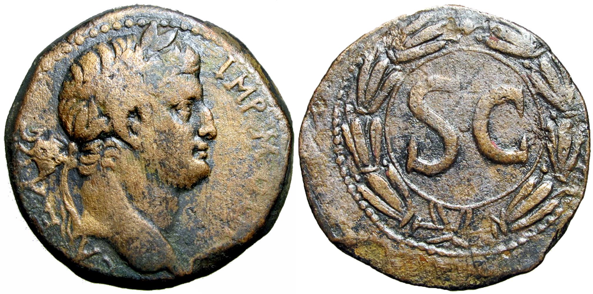 Otho Æ 31mm of Antioch, Seleucis and Pieria. AD 69. | Roman Imperial Coins