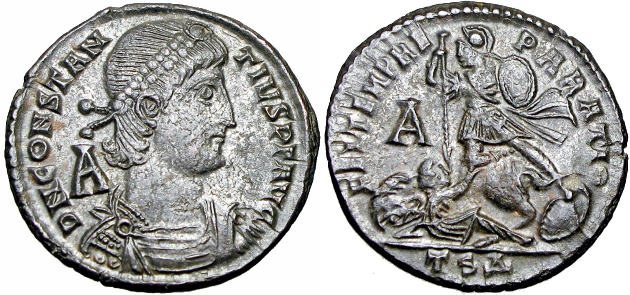 Constantius II. AD 337-361. Æ Centenionalis. | Roman Imperial Coins