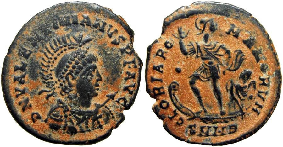 Valentinian II Æ Centenionalis. Nicomedia, AD 379. | Roman Imperial Coins