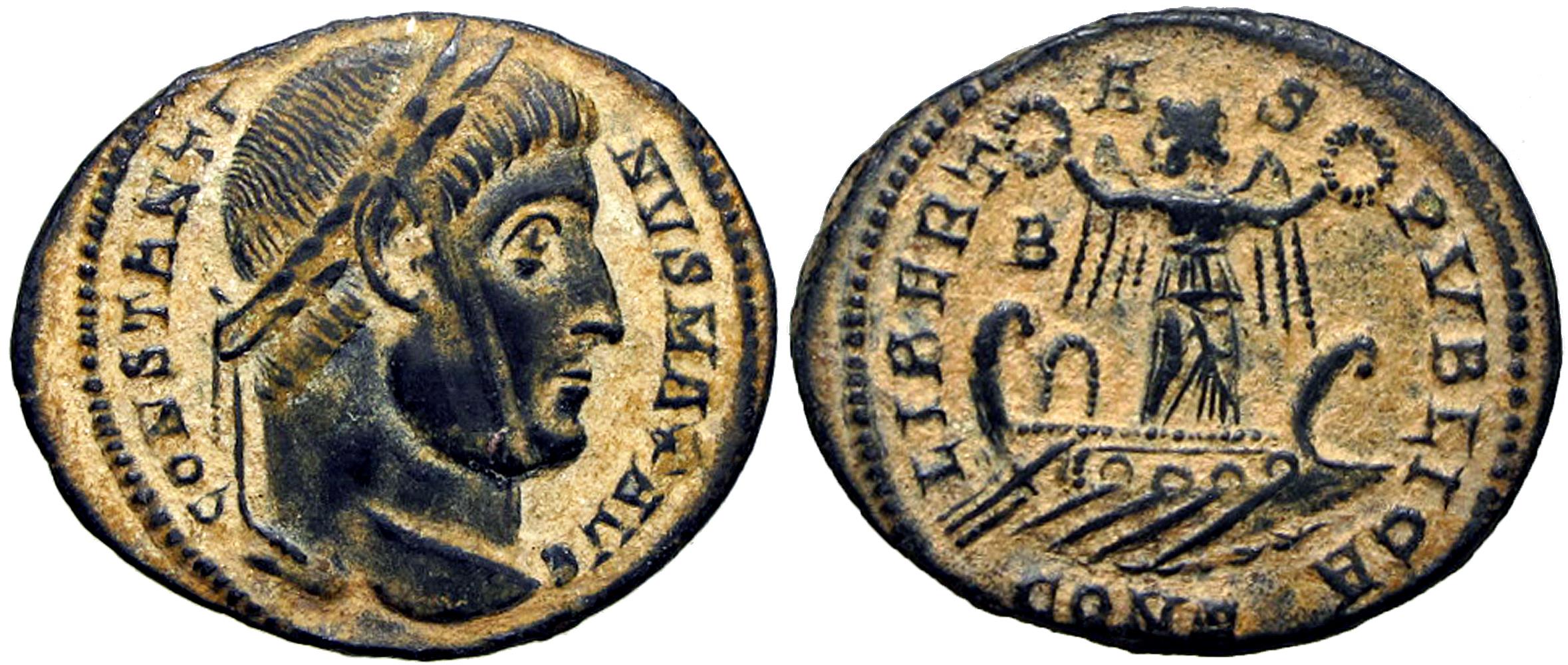 Constantine I. AD 307/310-337. stunning details. | Roman Imperial Coins
